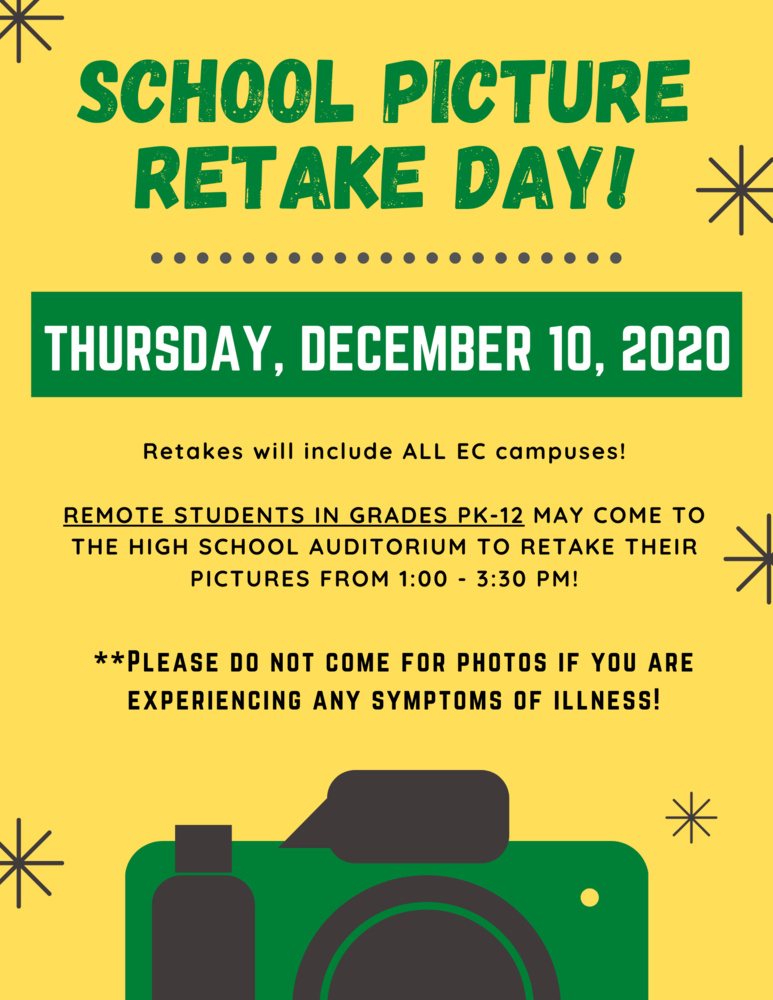School Picture Retake Day Announced | East Chambers High School